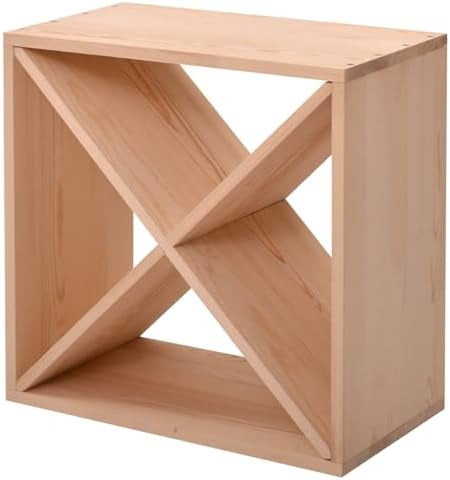 Modular Wine Rack 24 Bottle, Stackable Wine Storage Cube for Bar Cellar ...