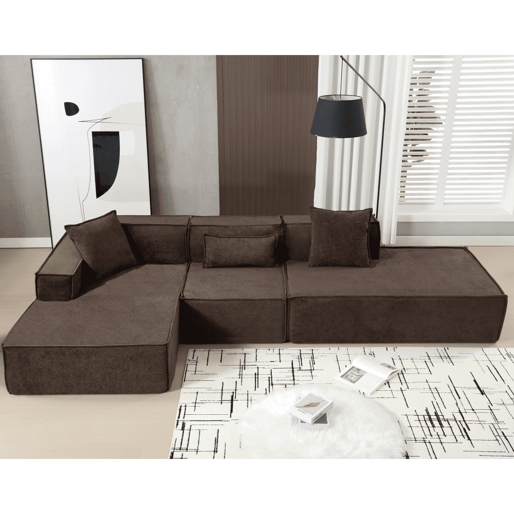 Modular combination living room sofa set, modern minimalist sofa, free ...