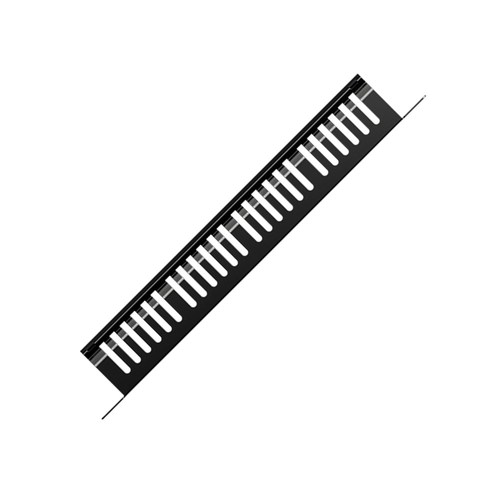 Modulars 1U Rack Mount Cable Manager 19inch 24 Channel 48 Port Cold ...