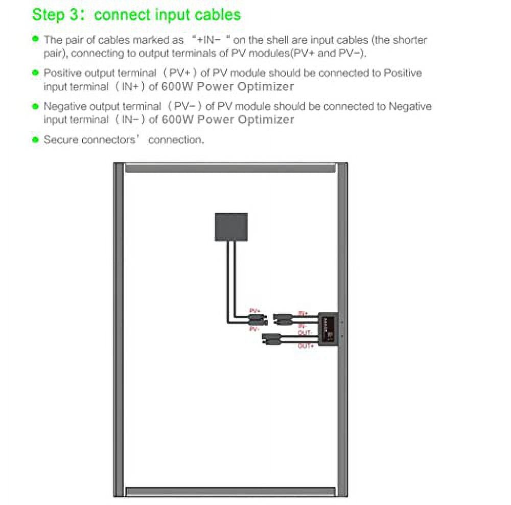 Module-Level PV Power Optimizer Max Outpot Power 600W System Voltage ...