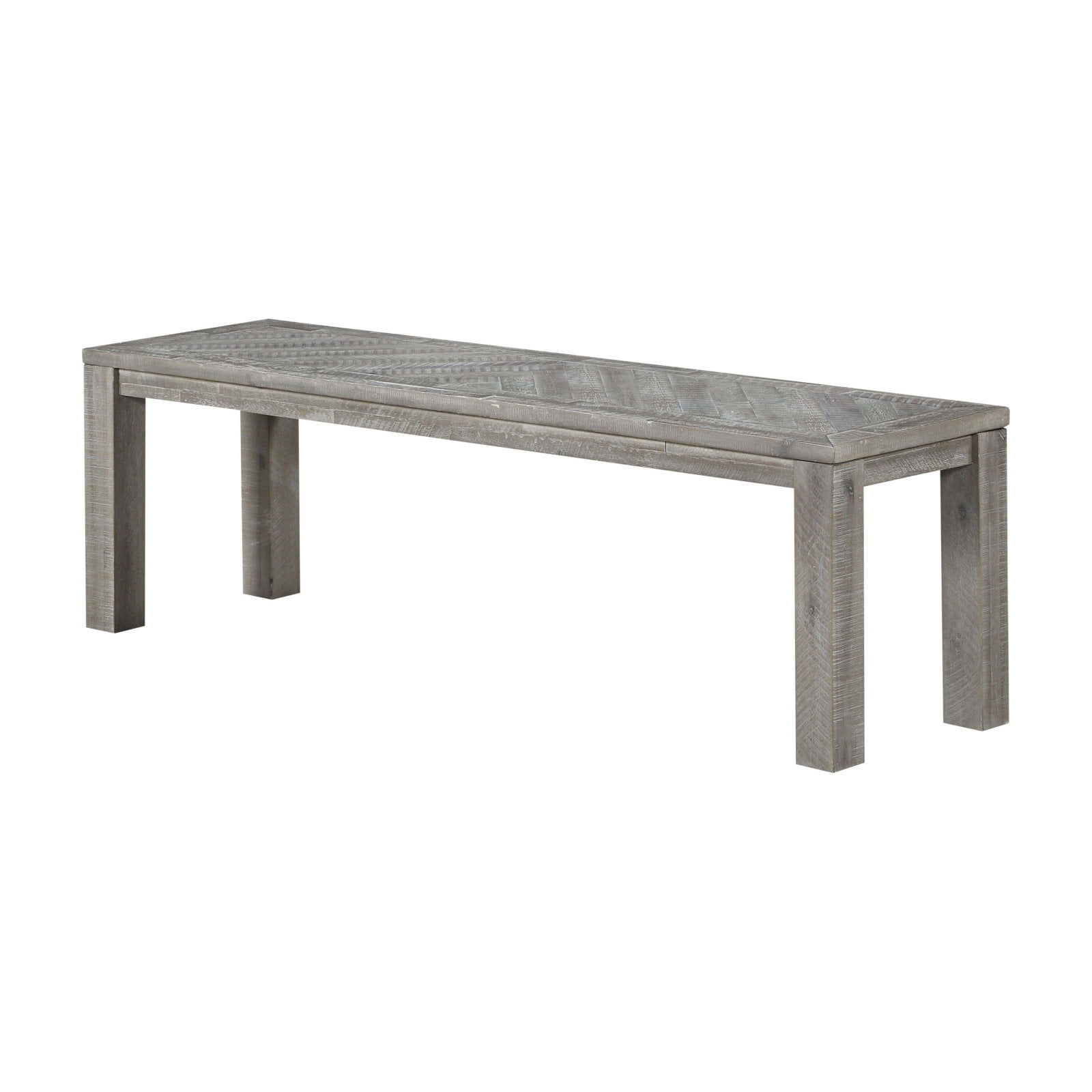 Modus Alexandra Solid Wood Dining Bench in Rustic Latte - Walmart.com