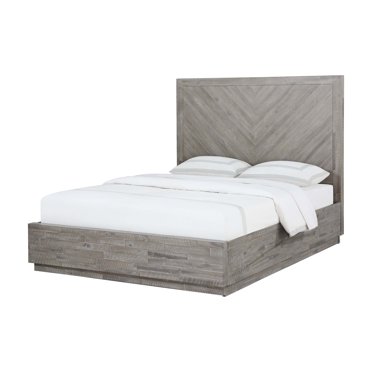 Modus Alexandra Solid Wood California King Panel Platform Bed in Rustic ...