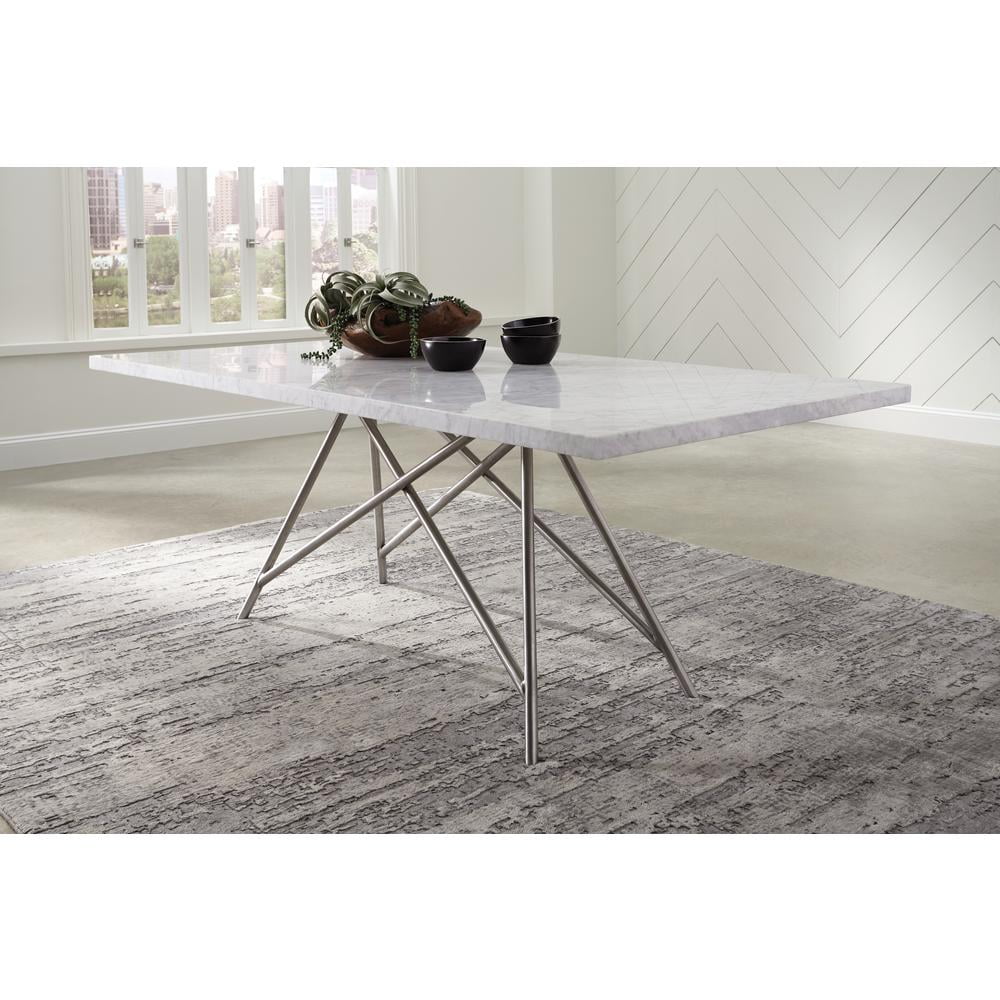 Modus Furniture Coral Marble Rectangular Dining Table - Walmart.com