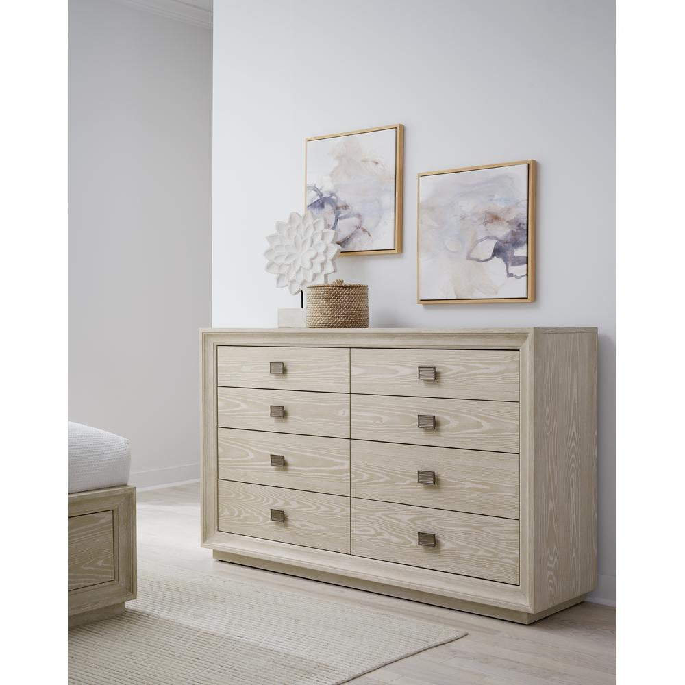 Modus Furniture Maxime Eight Drawer Dresser in Ash - Walmart.com