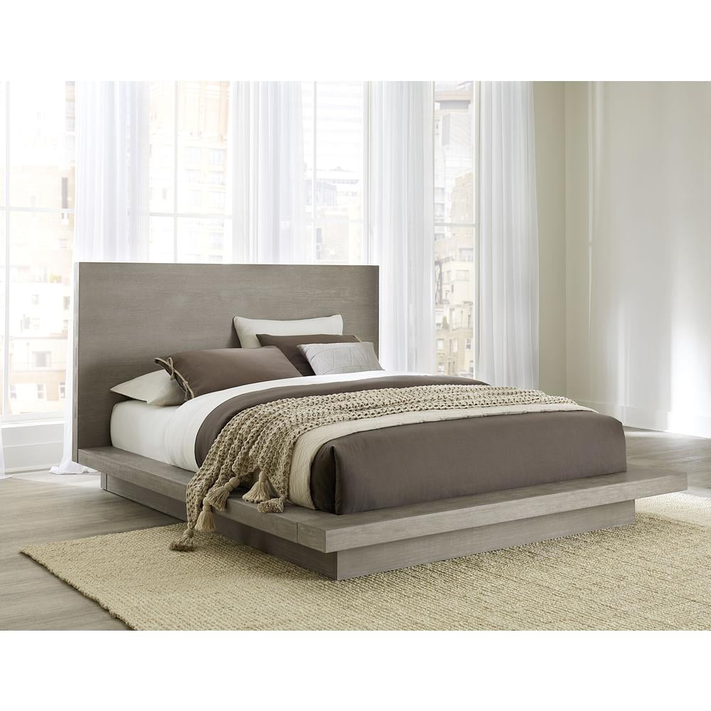 Modus Furniture Melbourne Wood Platform Bed in Mineral - Walmart.com