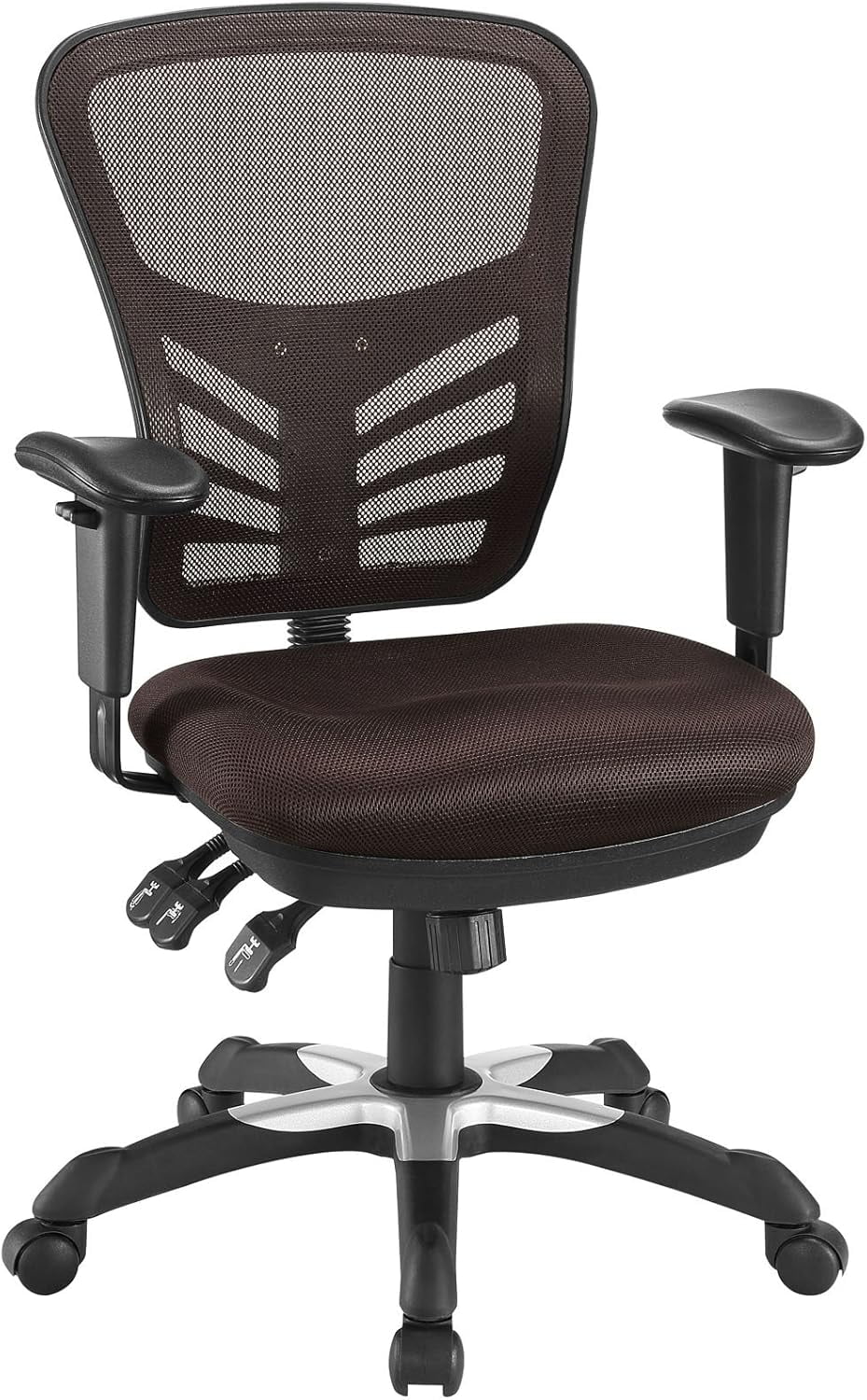 Modway Articulate Ergonomic Mesh Office Chair in Brown - Walmart.com