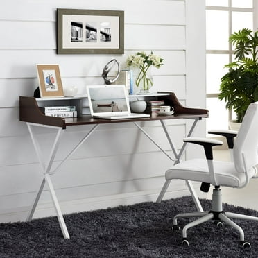 Mainstays Pierce 30 inch Tall Storage Desk, White - Walmart.com