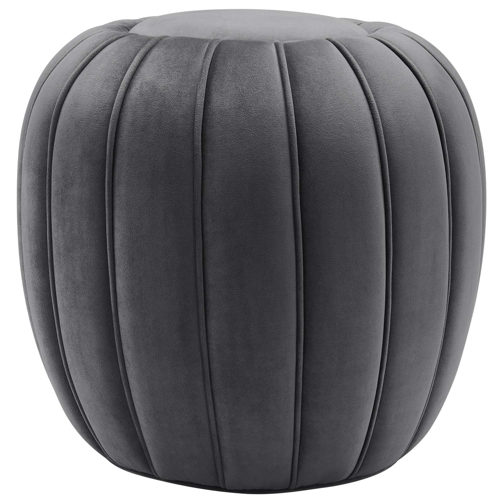 Modway Celebrate Modern Channel Tufted Performance Velvet Ottoman in ...