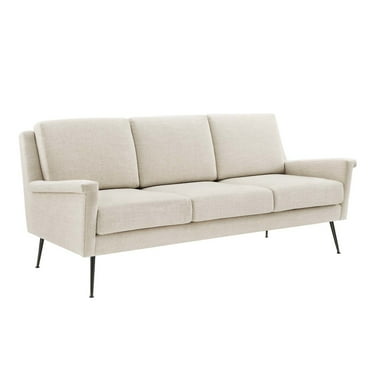 Modway Rowan Fabric Sofa in Beige - Walmart.com