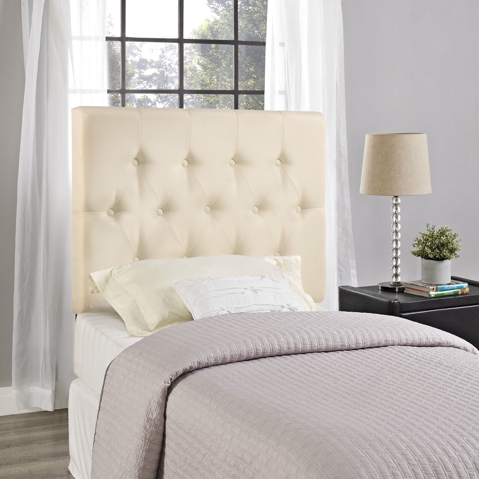 Modway Clique Tufted Button Headboard, Multiple Sizes and Colors ...