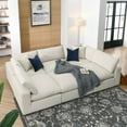 Modway Commix 6-Piece Down Filled Overstuffed Sectional Sofa in Light Beige - Walmart.com
