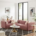 Modway Conjure Channel Tufted Performance Velvet 4-Piece Sectional in ...