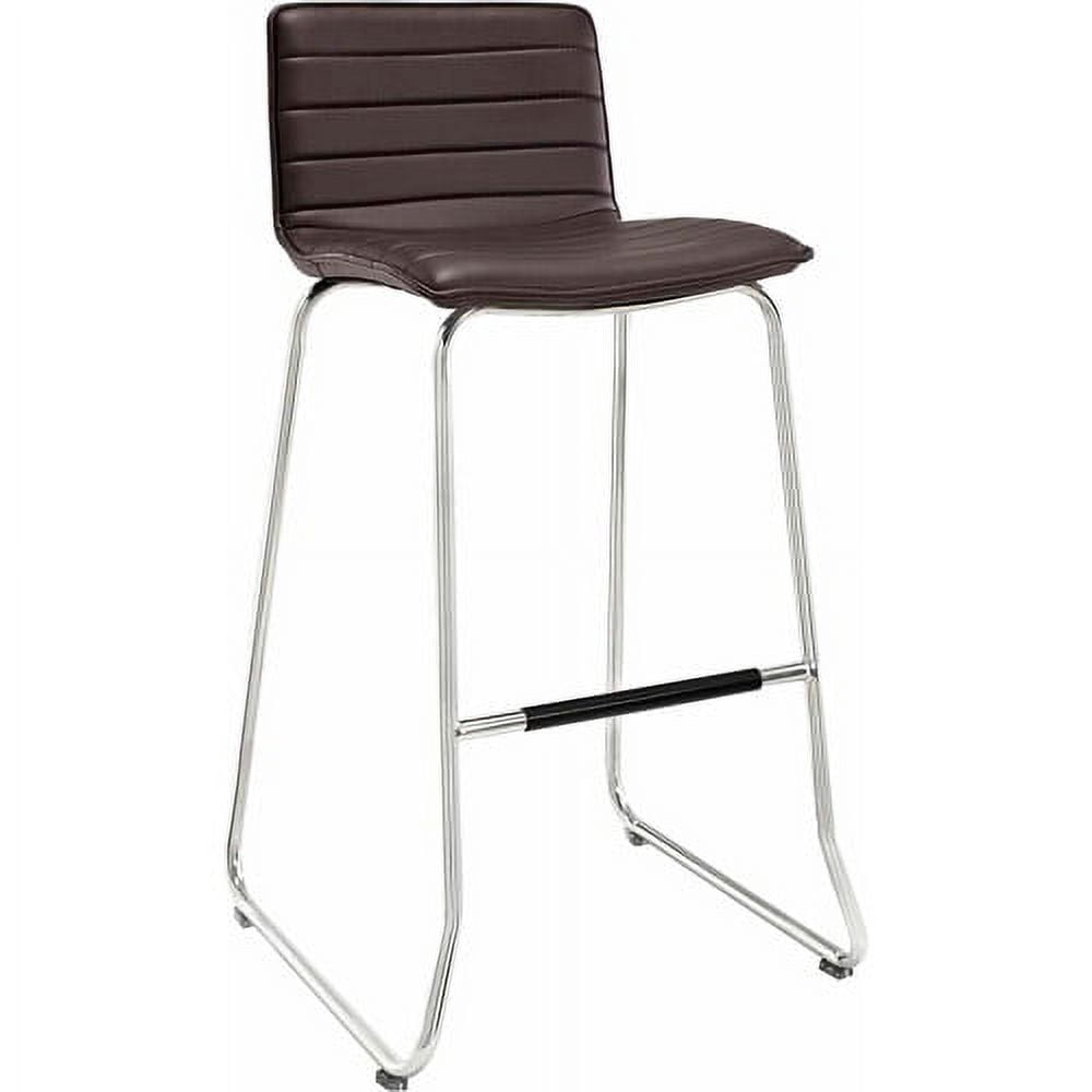 Modway Dive Bar Stool with Leatherette Seat, Multiple Colors - Walmart.com