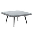 Modway Endeavor Square Rattan Outdoor Patio Coffee Table in Gray ...