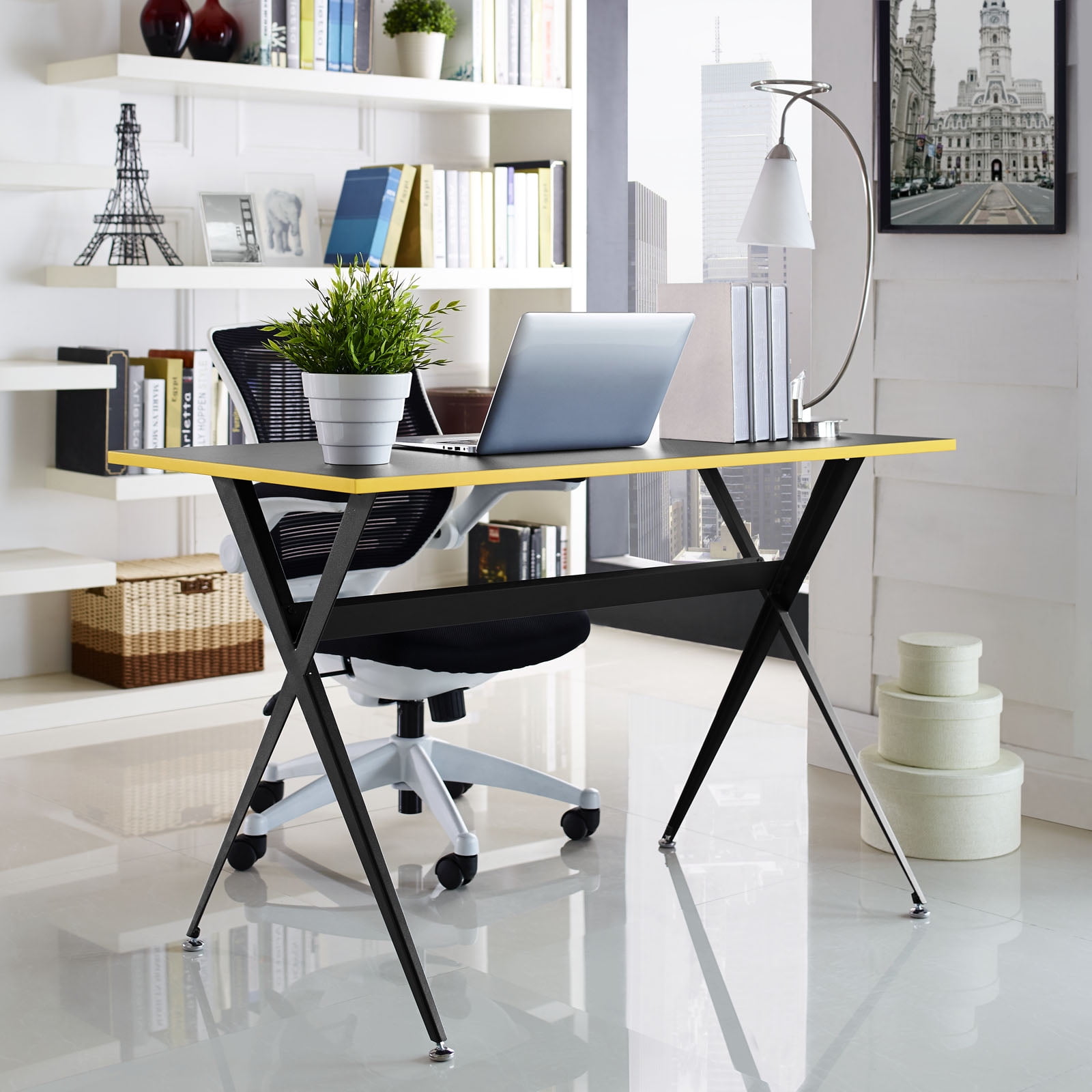Modway Expound Office Desk in Black - Walmart.com