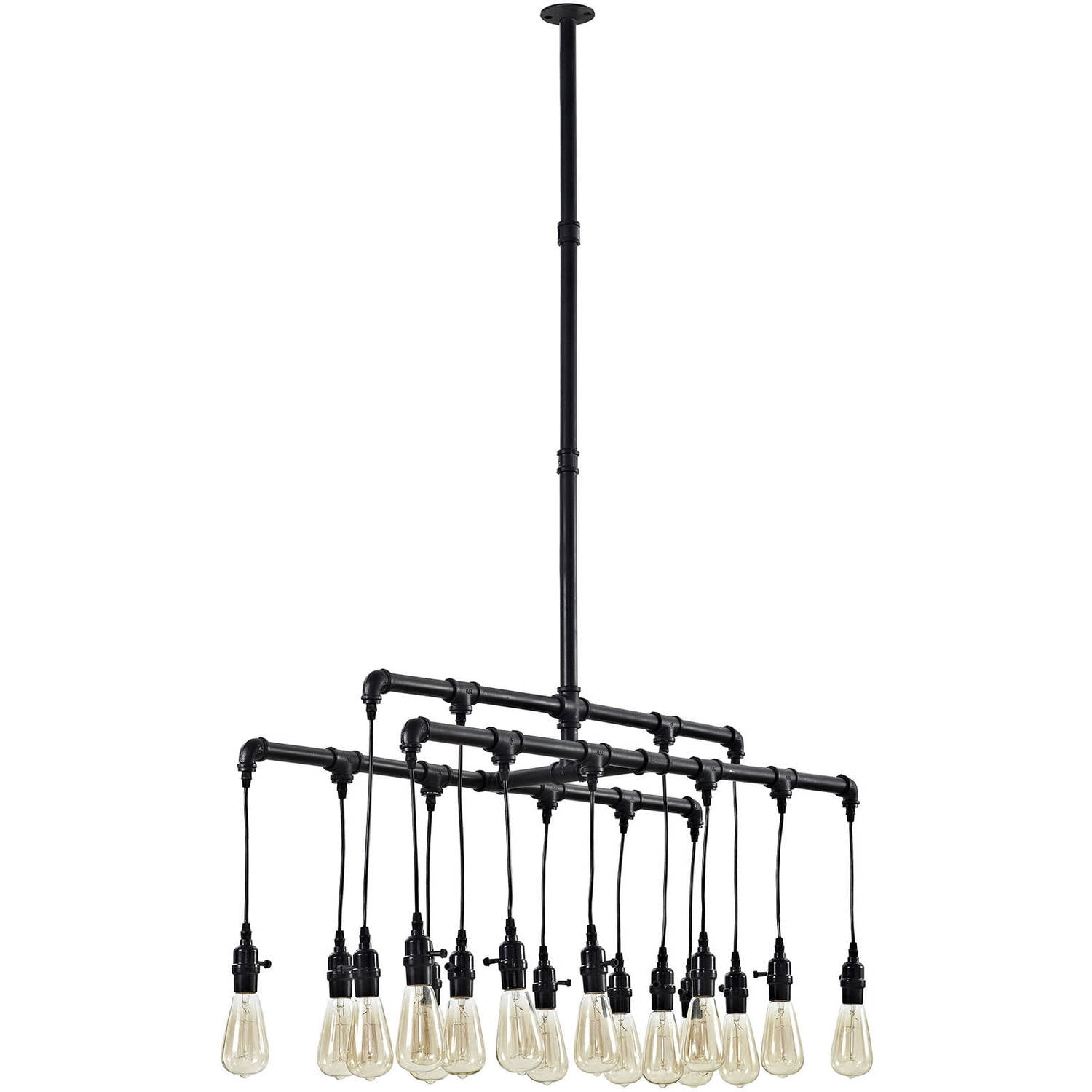 Modway Firefly Ceiling Fixture with 26 Bulb Fixtures in Brown - Walmart.com