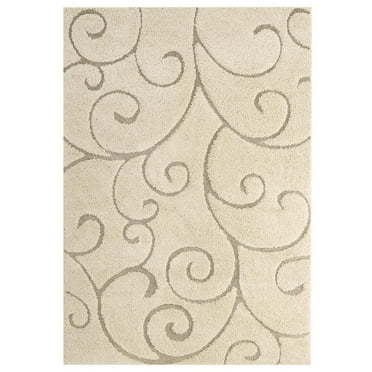 Beautiful Woven Boucle Scatter Rug by Drew Barrymore, 27" x 45", Ivory ...