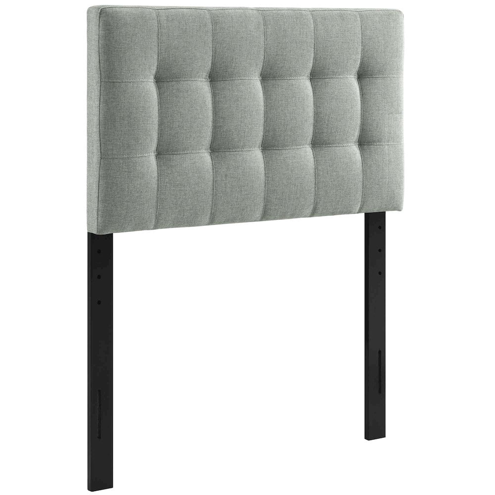 Modway, Lily Twin Upholstered Headboard Gray, Deep Tufted Polyester ...