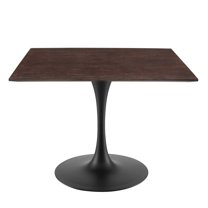 Modway Provision 47" Round Oak Dining Table, Modern Style, MDF Wood ...