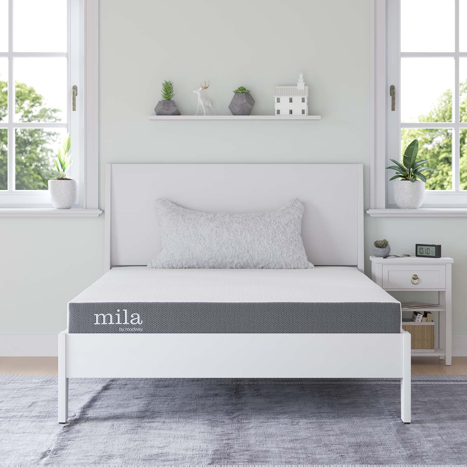 "Modway Mila Full Size Regular Mattress, 6"" Memory Foam" - Walmart.com