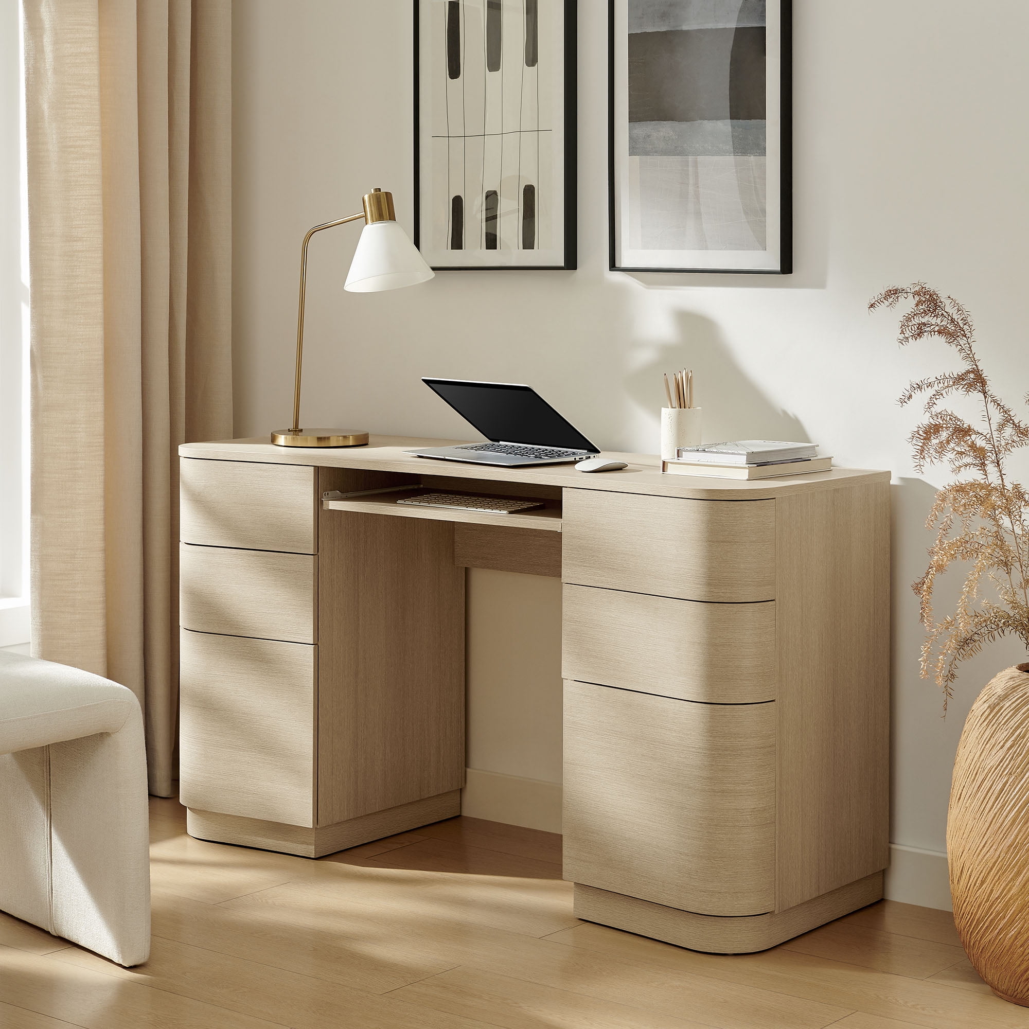 Modway Mirae Desk - Office supply management for office - Walmart ...