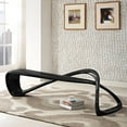Modway Mobius Modern Contemporary Statement Bench, Multiple Colors ...