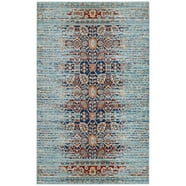 Modway Florita Distressed Southwestern Aztec 5x8 Area Rug in ...