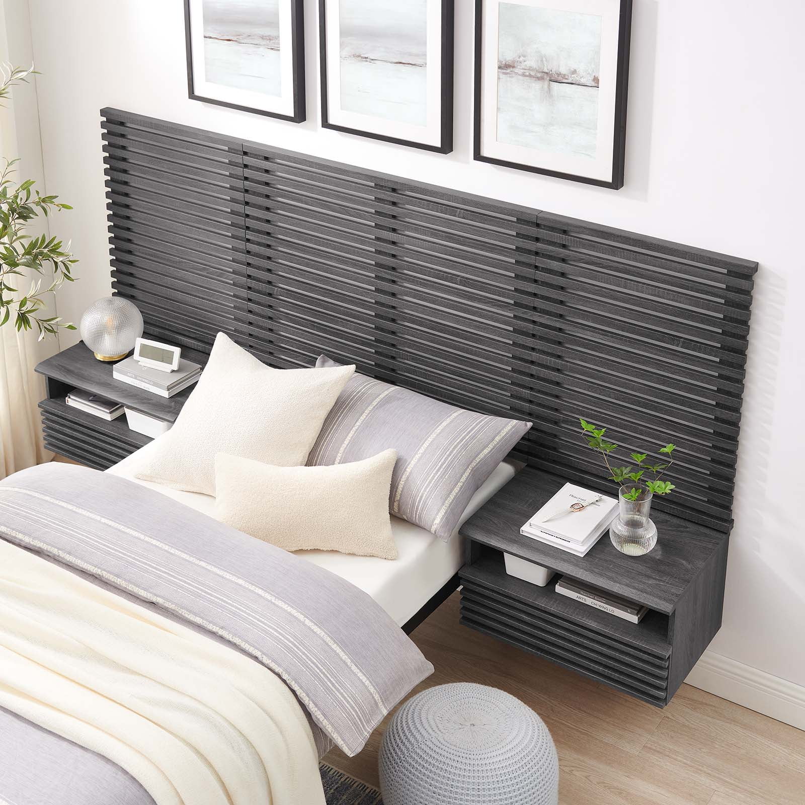 Wall Mounted Twin Headboard