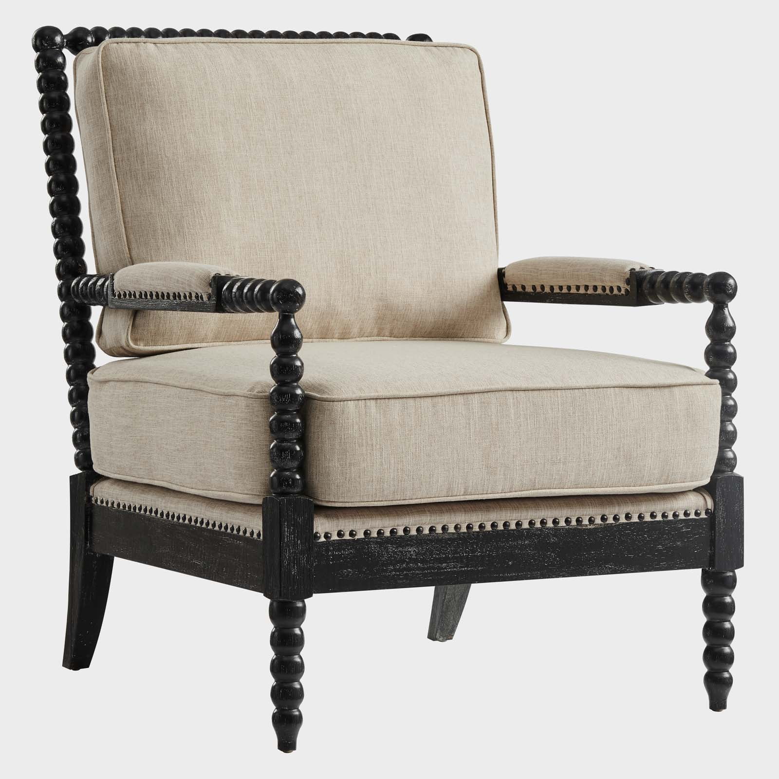 Modway Revel Upholstered Fabric Armchair, Brown - Walmart.com
