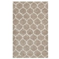 Modway Solvea 5' x 8' Moroccan Trellis Shag Area Rug in Beige - Walmart.com