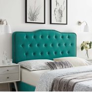 Coaster Antonella Eastern King Size Bed, Gray Velvet Upholstery ...