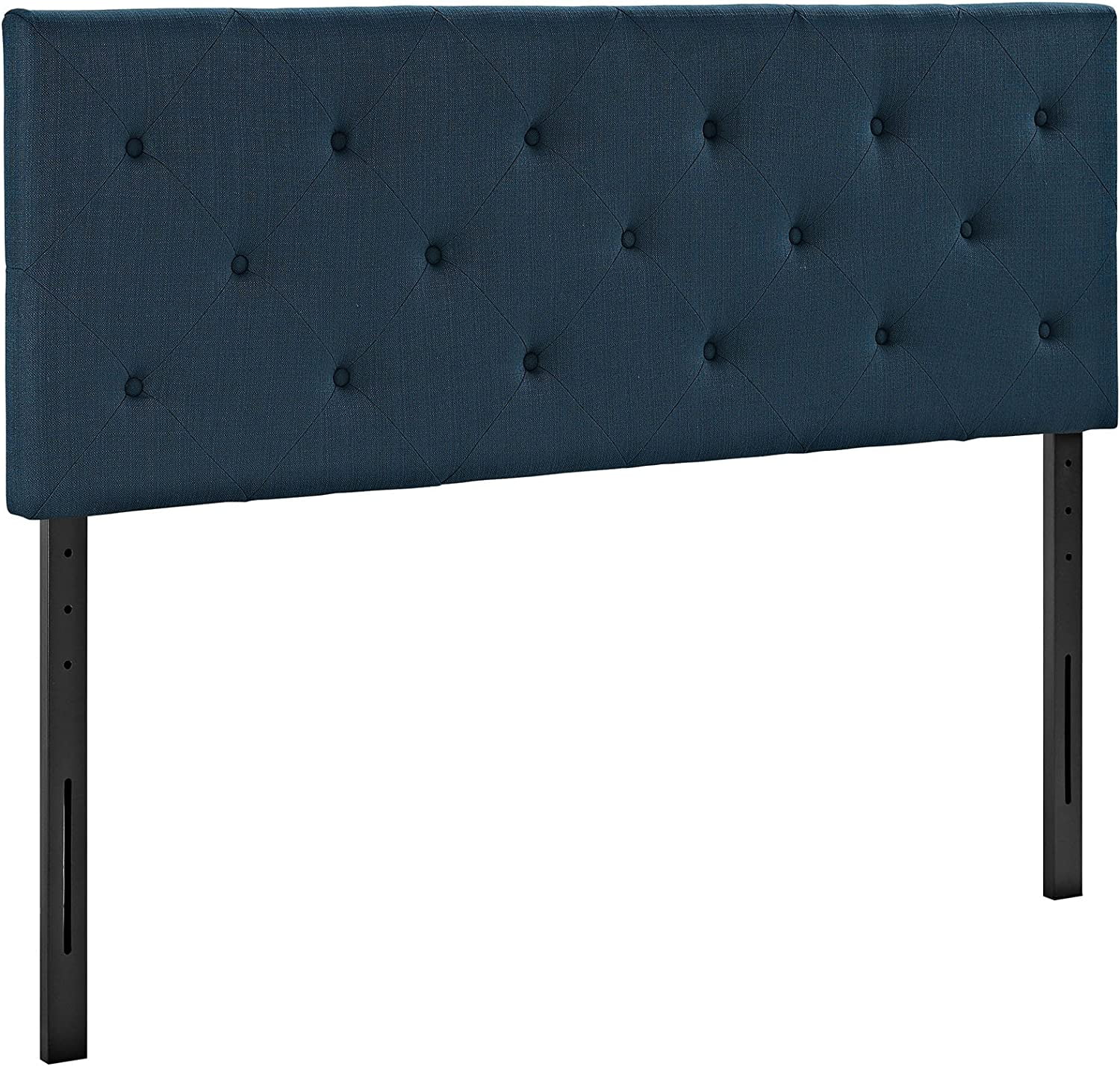 Modway Terisa Tufted Button Diamond Pattern Linen Fabric Upholstered ...