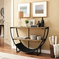 Modway Uplift Stand with Solid Pine Wood Shelves in Brown - Walmart.com