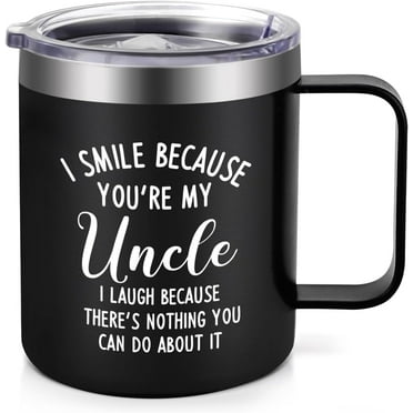 Bearded Funcle Best Funny New Uncle Ever White Ceramic Mug Good Ideas ...