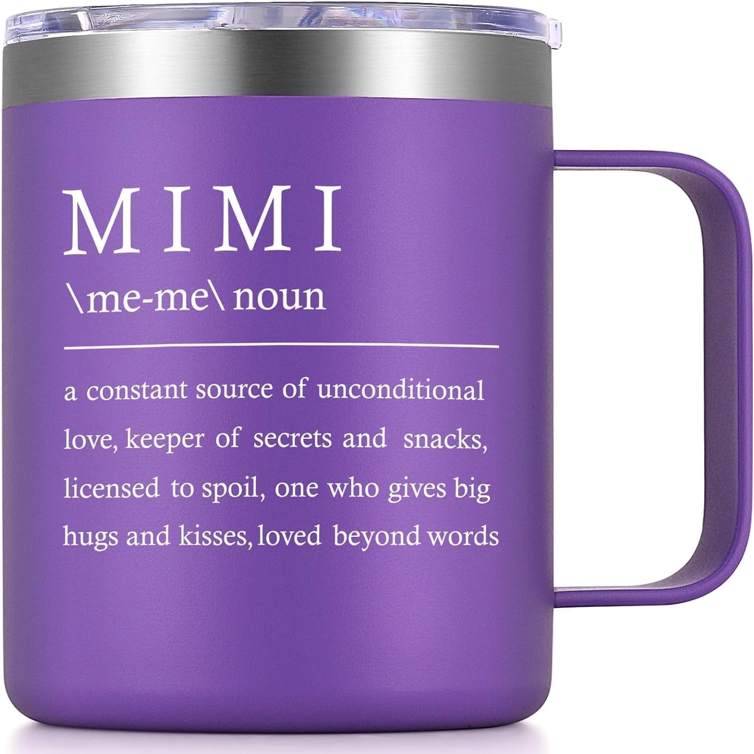 Modwnfy Birthday Gifts,12 fl oz Mimi Stainless Steel Tumbler Mugs ...
