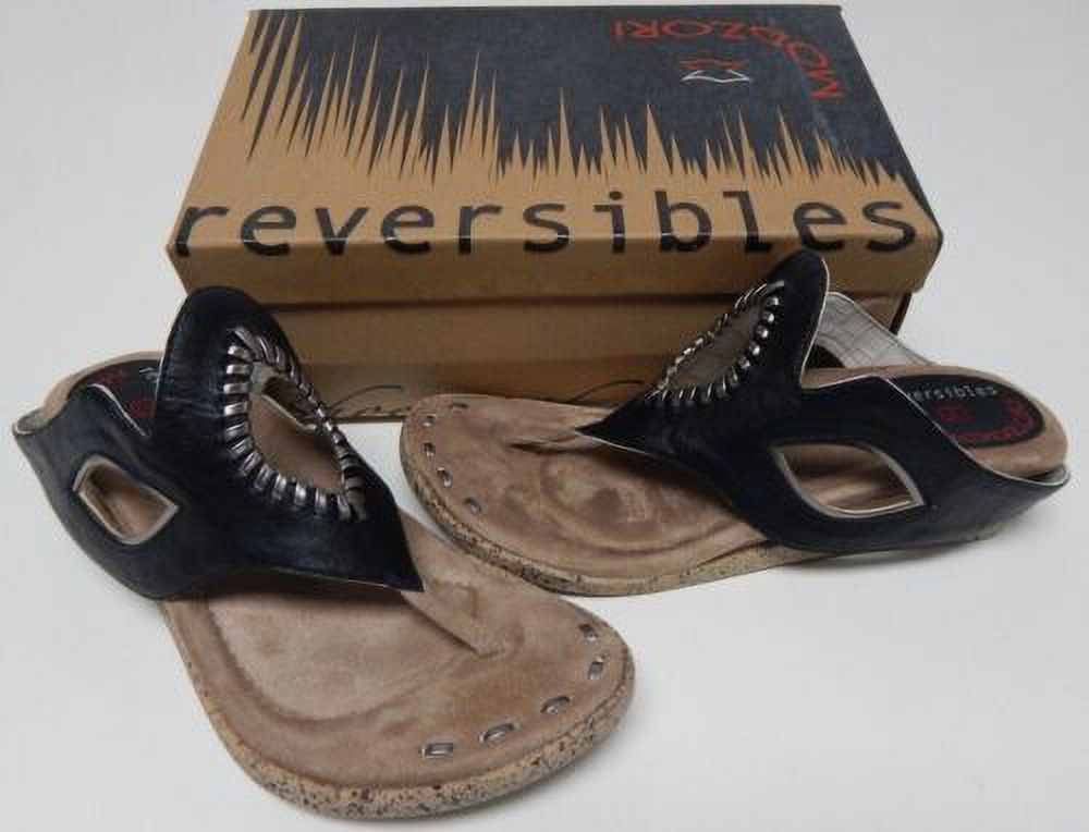 Modzori Lirah Size US 10 M EU 41 Women's Reversible Low Wedge Sandals ...
