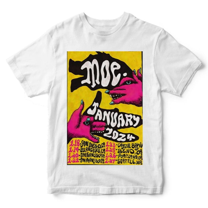 Moe January 2024 Concert For Fan Tee - Walmart.com