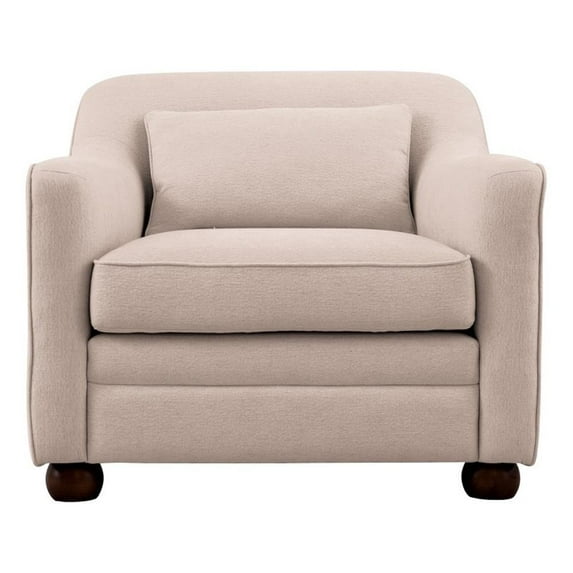 Moe's Home Collection Amira Accent chair Fabric Beige - Walmart.com