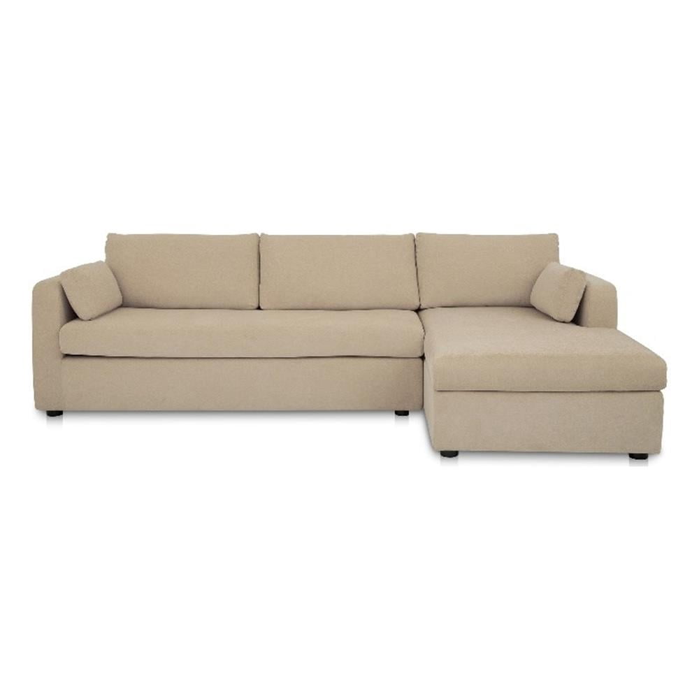 Moe's Home Collection Burrow Modular Sectionals Fabric Beige - Walmart.com