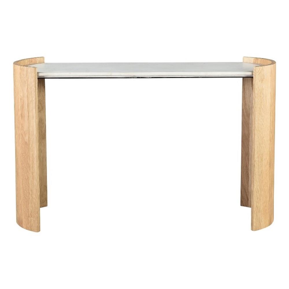 Moe's Home Collection Dala Console Table White Stone Console Tables ...