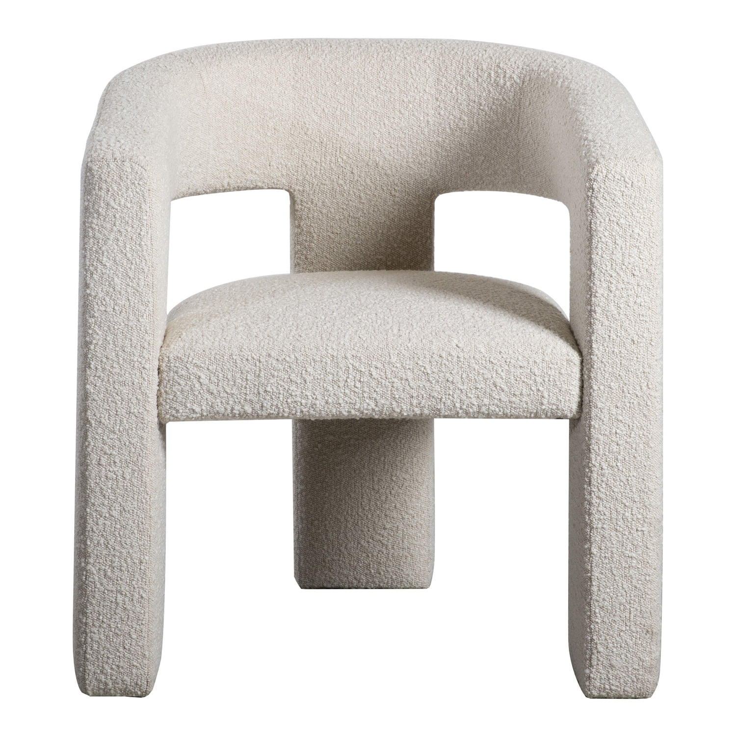 Moe's Home Collection Elo Chair White Fabric Chairs - Walmart.com