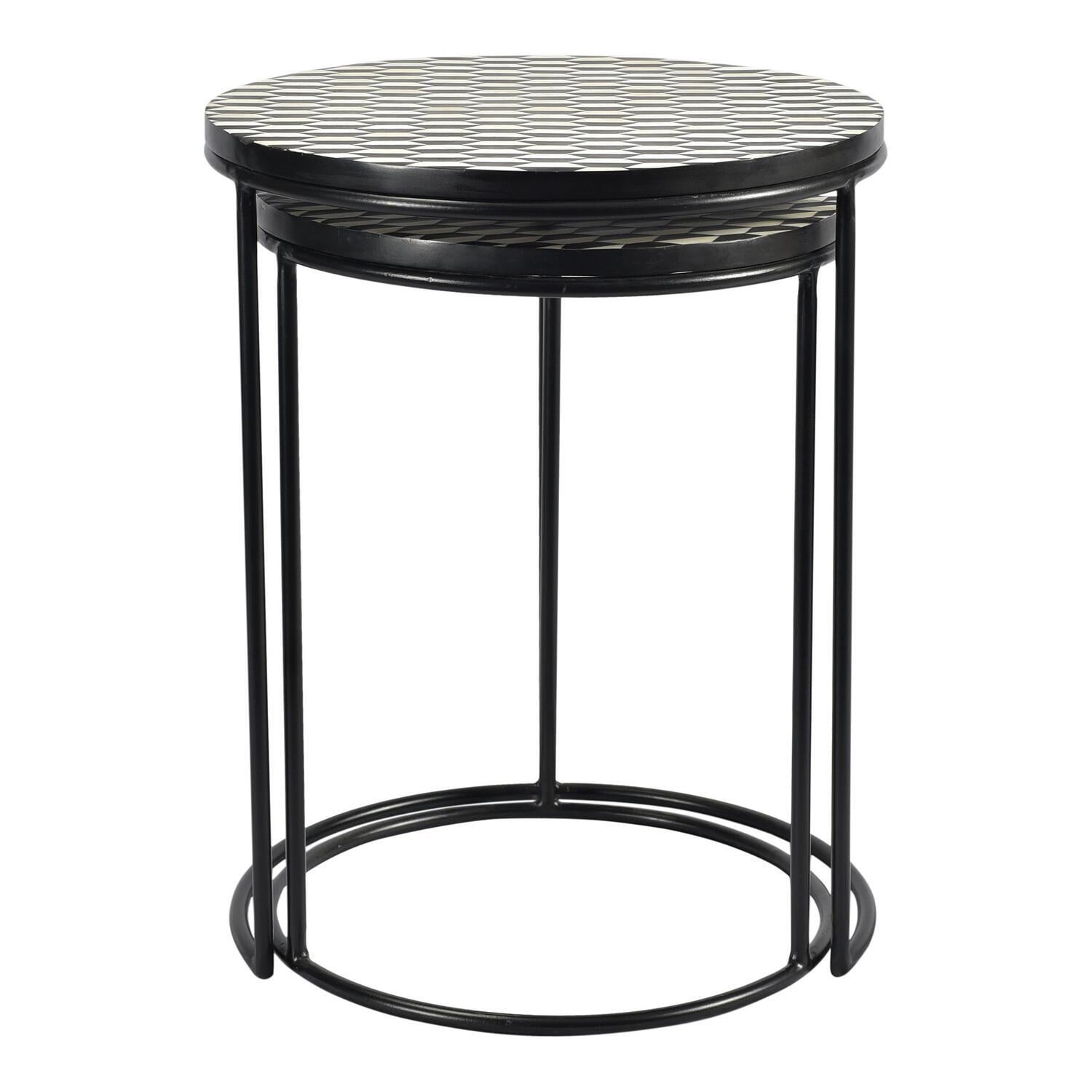 Moe's Home Collection Optic Nesting Tables Set Of 2 - Walmart.com