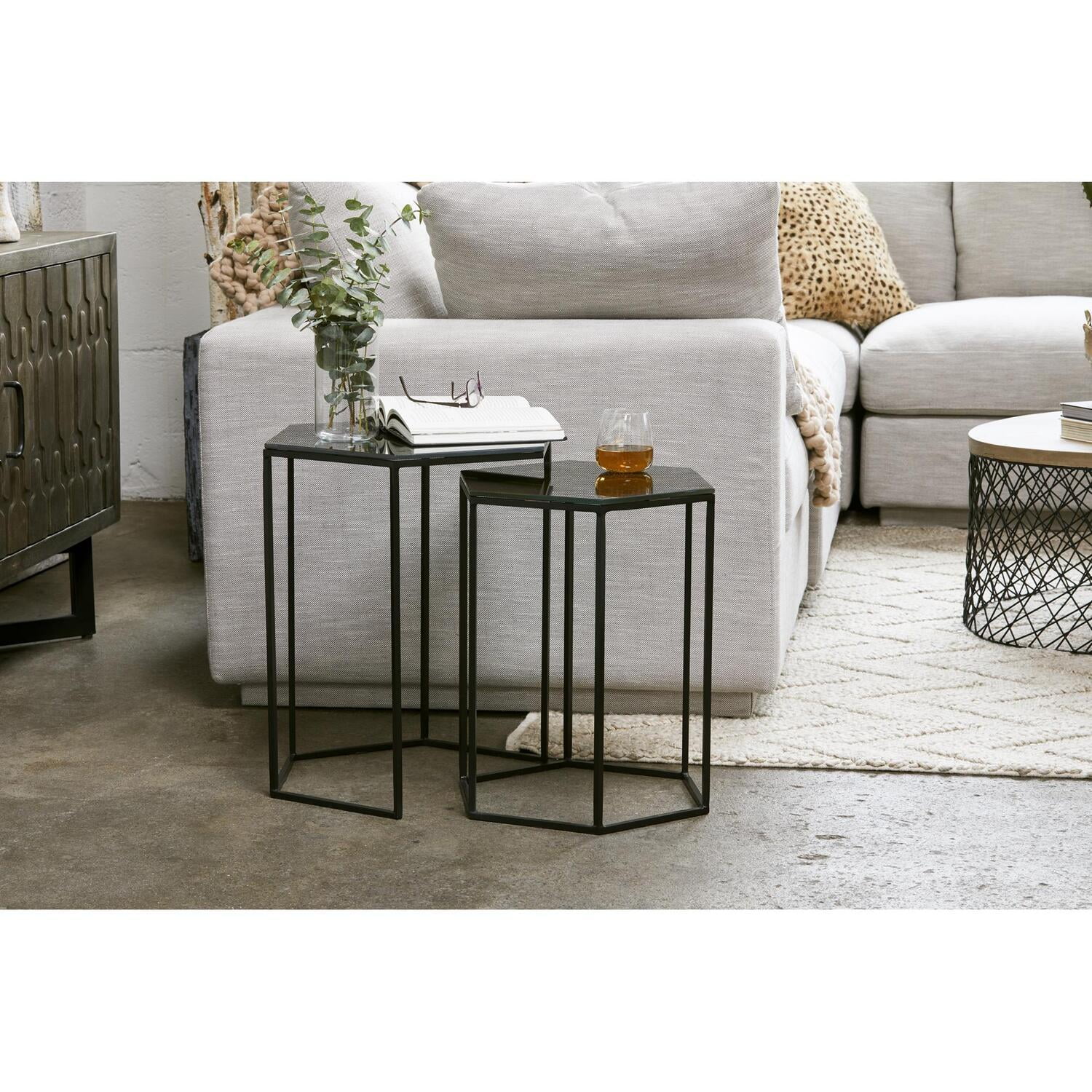 Polygon Accent Tables Set Of Two - Walmart.com