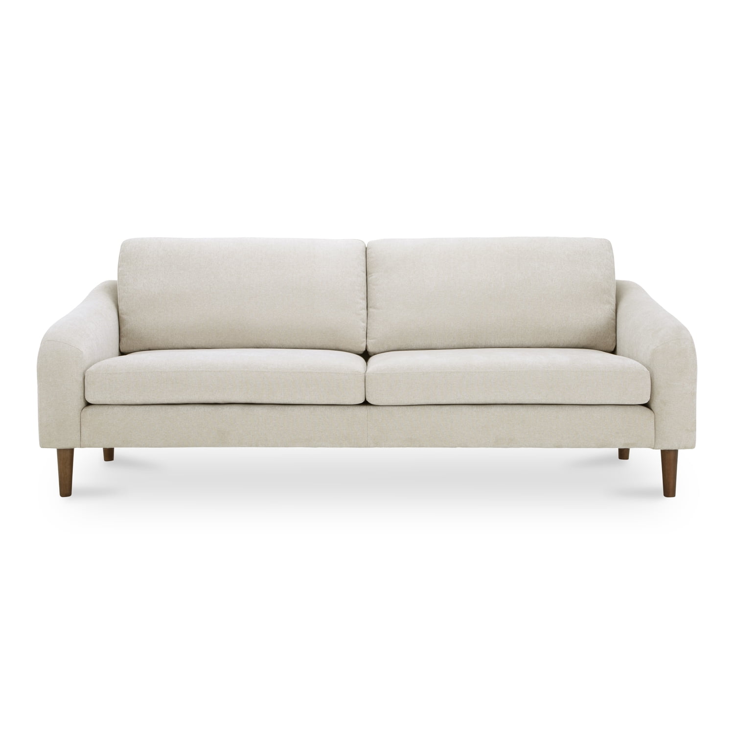 Moe's Home Collection Quinn Sofa Oatmeal Fabric Sofas - Walmart.com