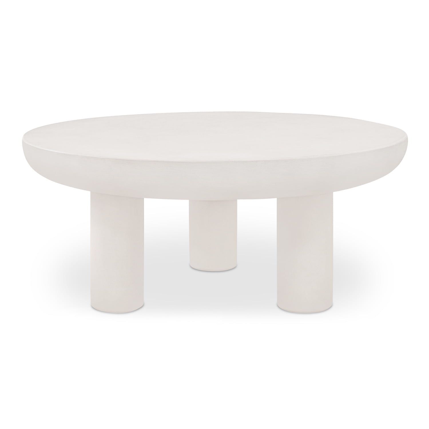 Moe's Home Collection Rocca Coffee Table Concrete White - Walmart.com