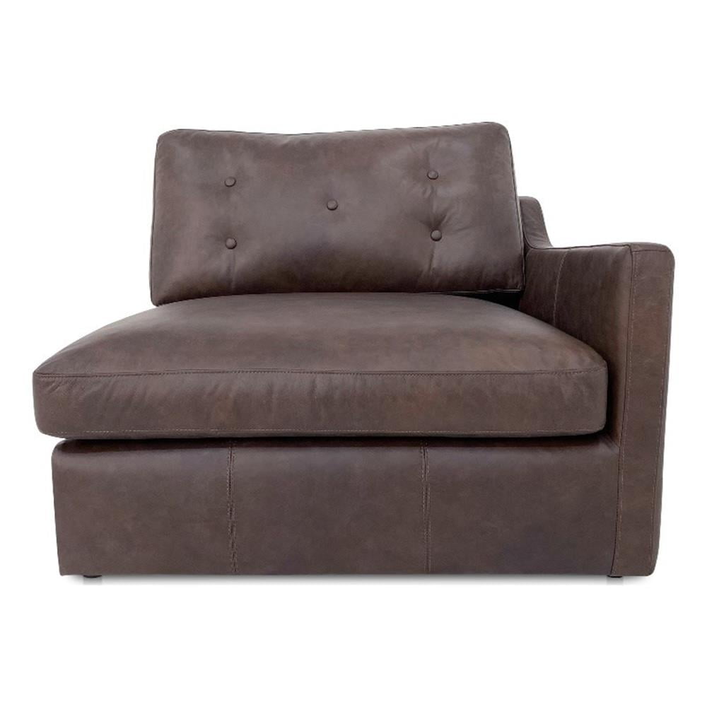 Moe's Home Collection Thurlow Right Arm Facing Chair Espresso Brown ...