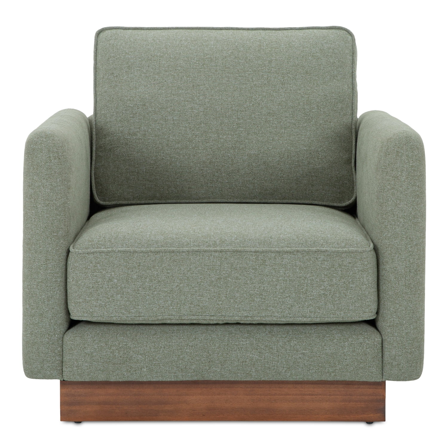 Moe's Home Collection Vernon Accent Chair Fabric Green - Walmart.com