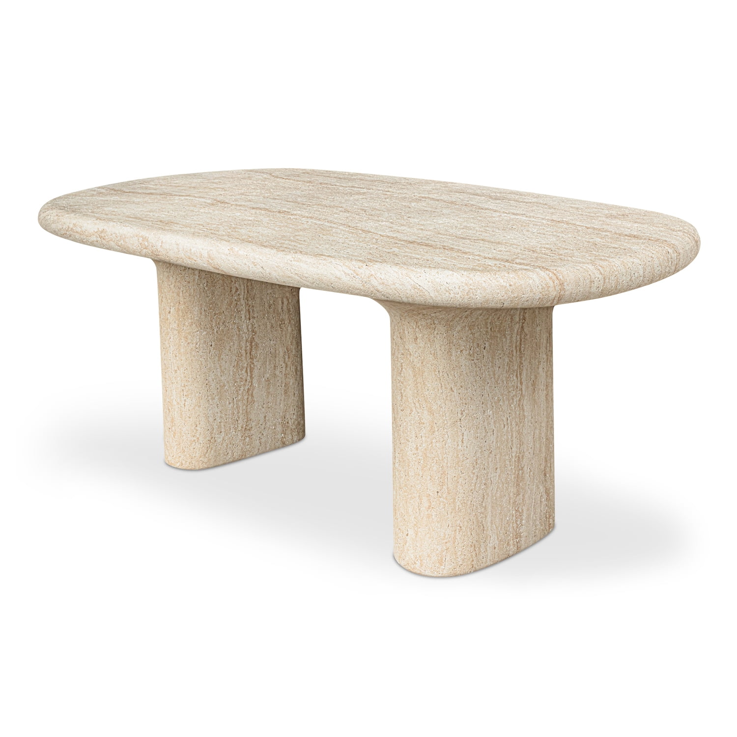 Moe's Home Collection Warby Outdoor Dining Table Concrete Beige ...