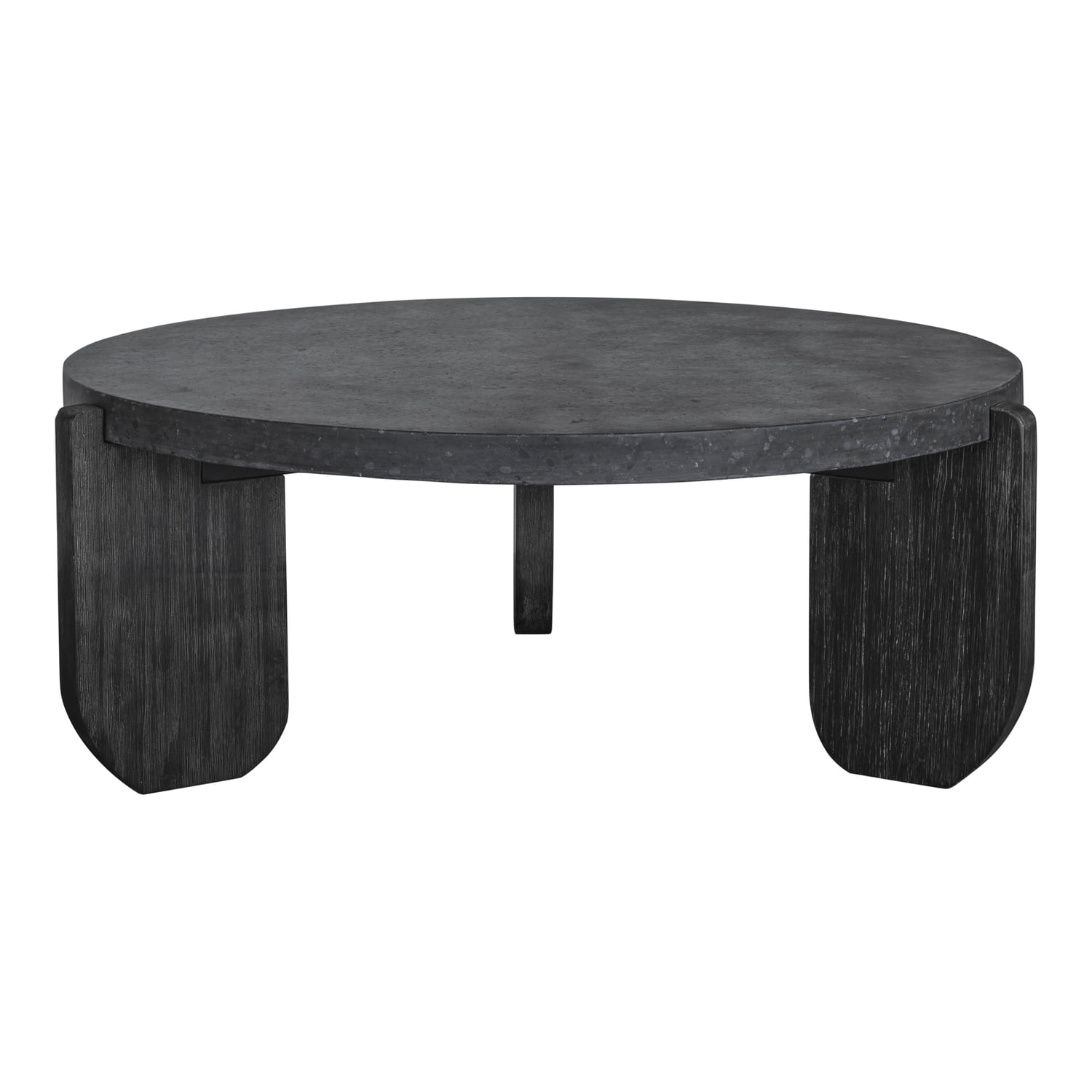 Moe's Home Collection Wunder Coffee Table Black Stone Coffee Tables ...