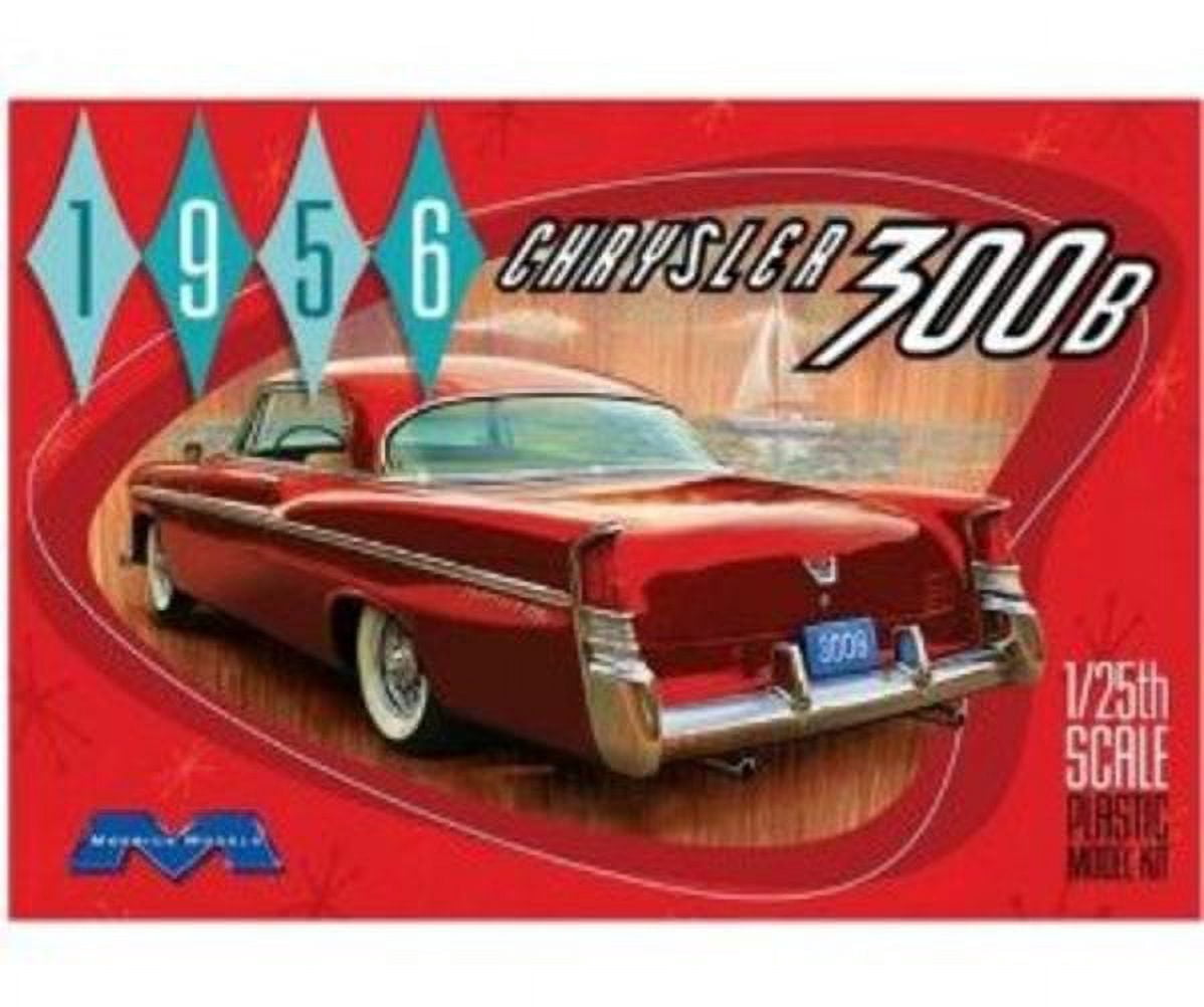 Moebius Model 1207 1956 Chrysler 300B Plastic Model Kit, 1:25 Scale ...